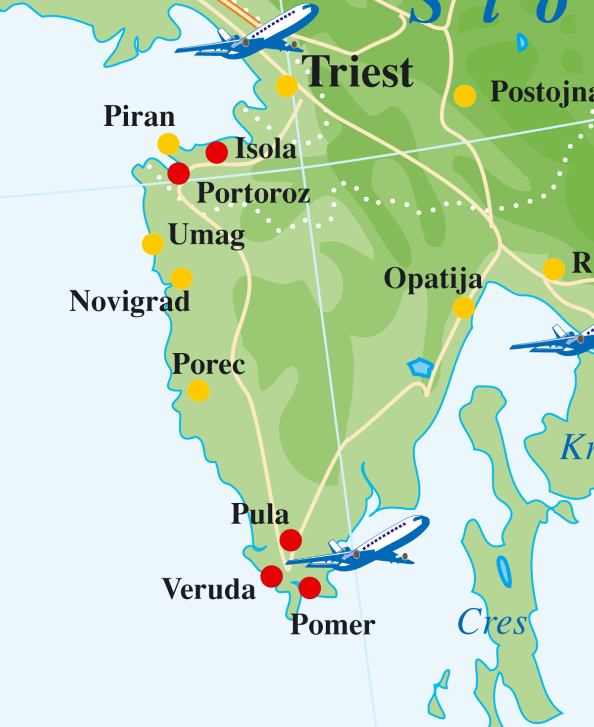 Törnguide Region Pula - Sarres-Schockemöhle Yachting